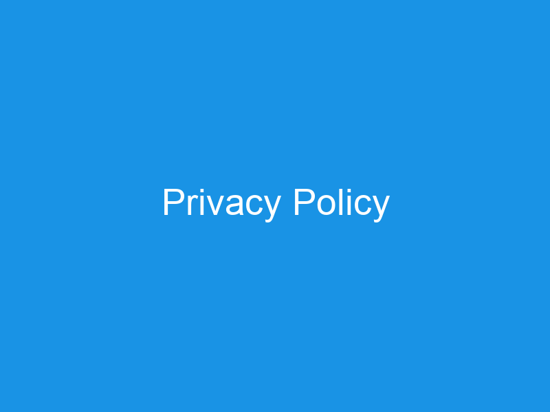 Privacy Policy - The Manor Surgery